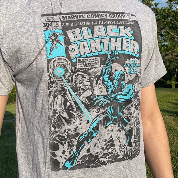 Marvel | Shirts | Marvel Black Panther Comic Tee Shirt | Poshmark